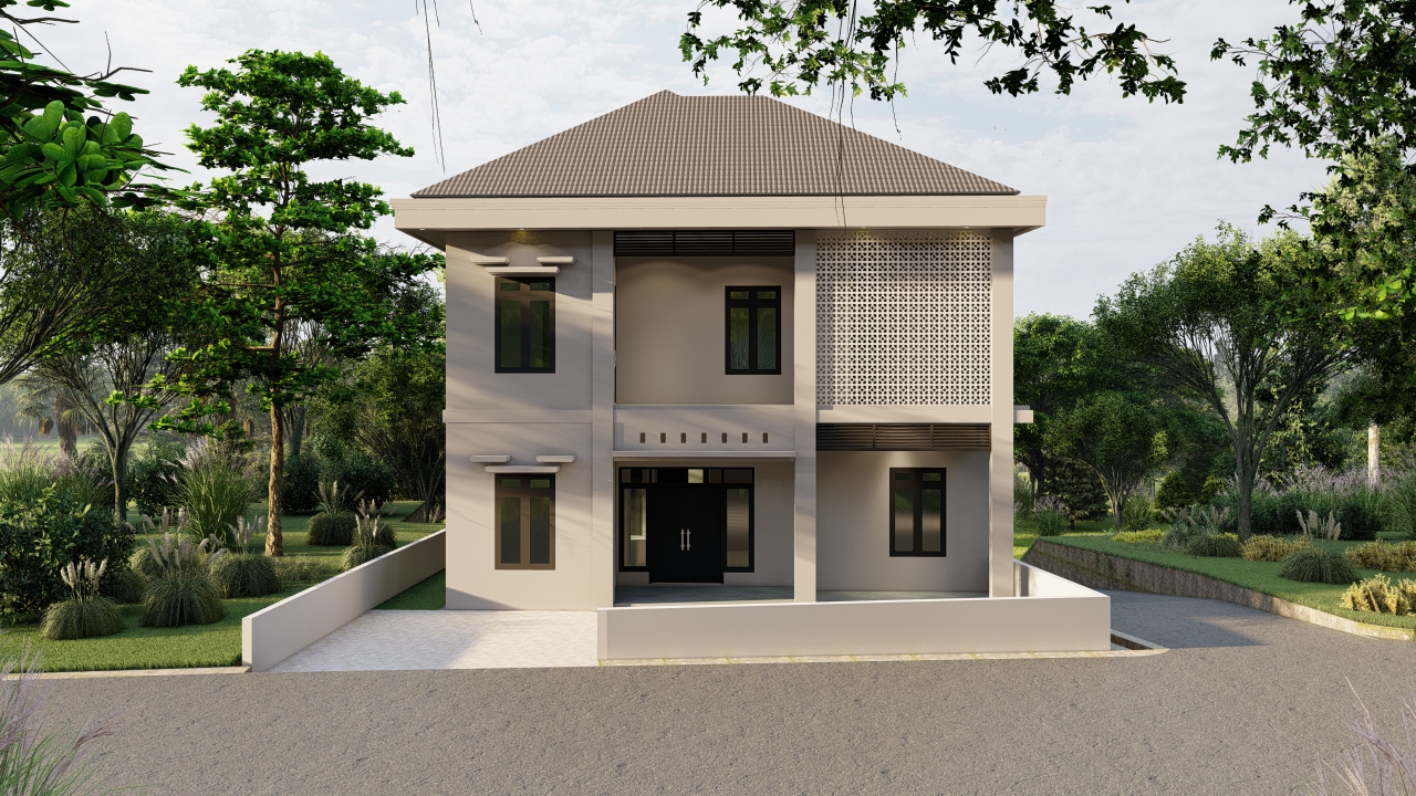 Desain Rumah Gang Kemuning 64 Balikpapan - PRIGLOTECH