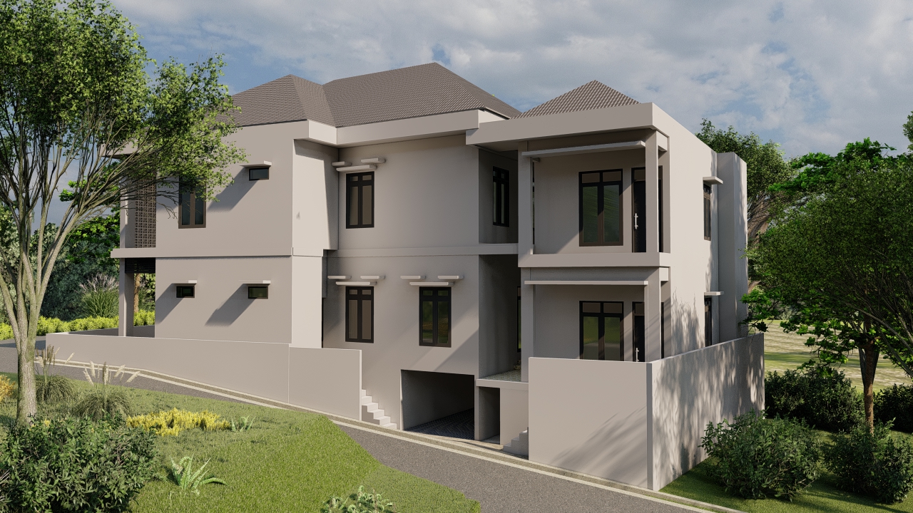 Desain Rumah Gang Kemuning 64 Balikpapan - PRIGLOTECH